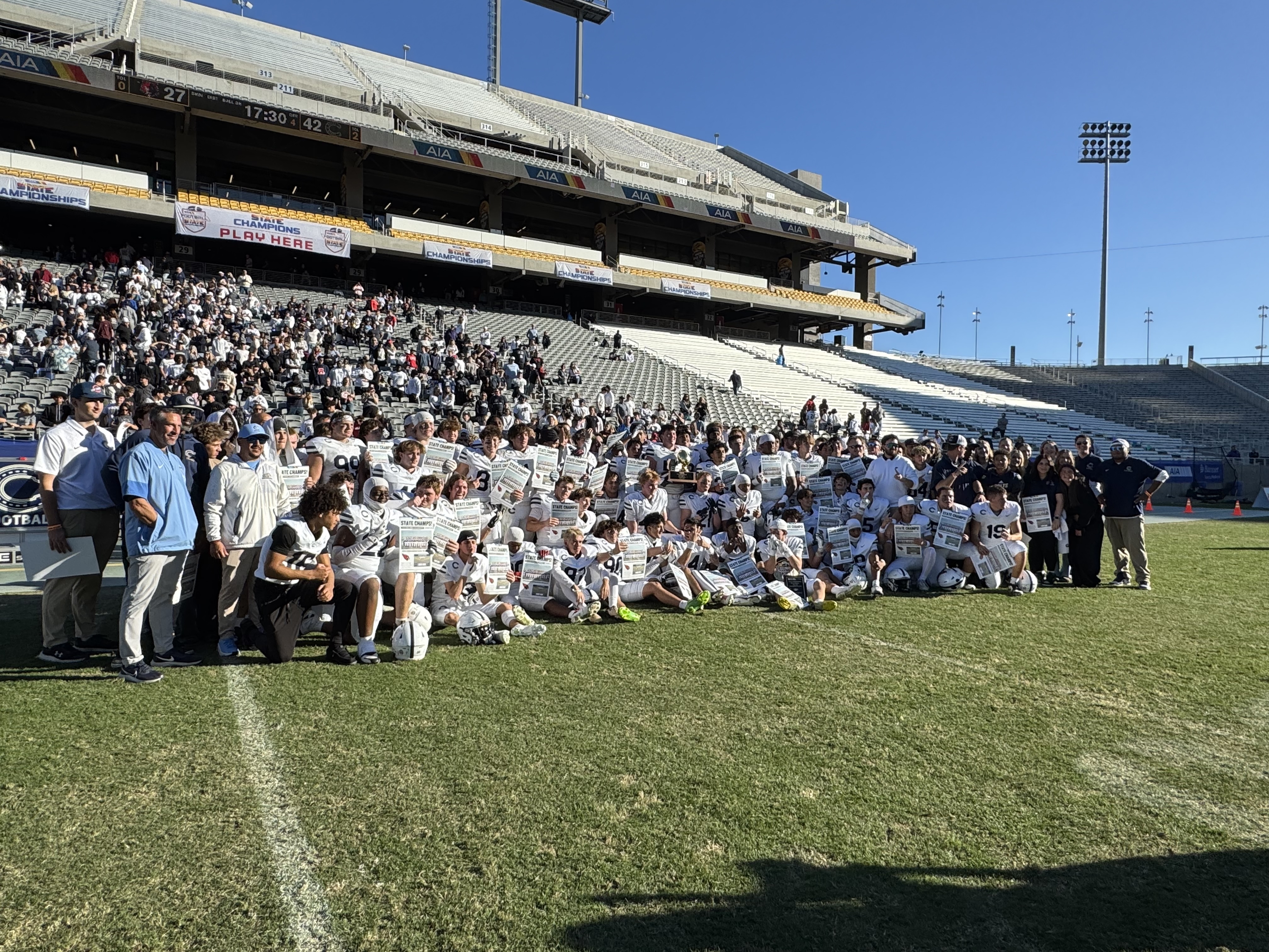 Casteel High School Wins First 6A State Championship