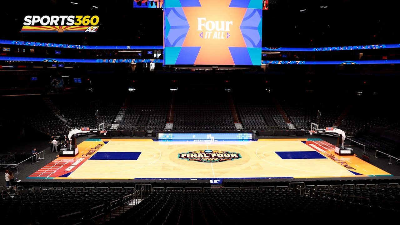 2026 Women’s Final Four Court is installed in Phoenix